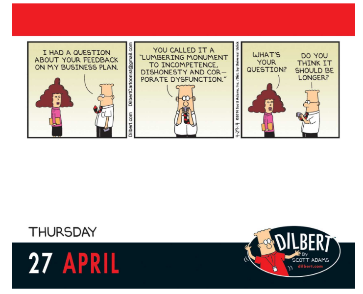 Dilbert 2017 Day-to-Day Calendar | Karriereakademie